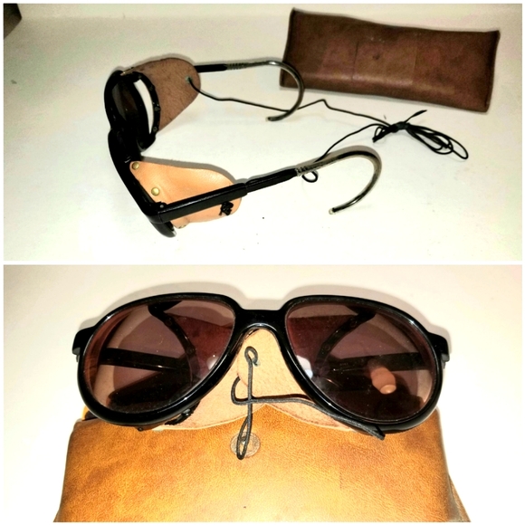 vintage 80s france | Accessories | Vtg 8s Glacier Aviator Sunglasses ...